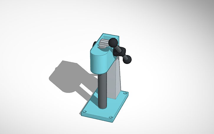 3D design Arbor press - Tinkercad