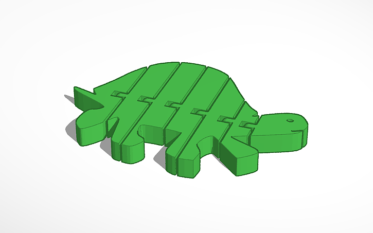 3D design Flexi-Turtle - Tinkercad