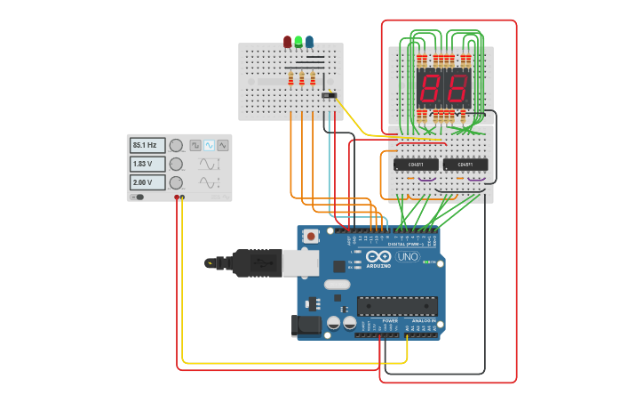 Circuit design Microprocessor_assignment_u6971891_u6918128 | Tinkercad
