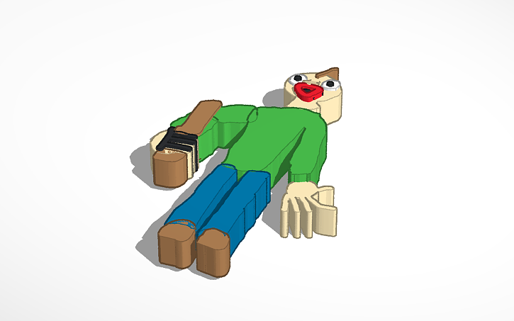 3D design baldi - Tinkercad
