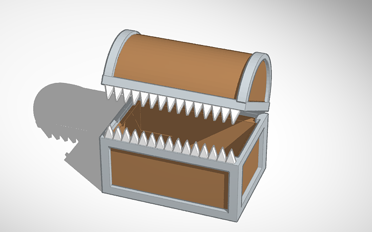 3D design Open Chest | Tinkercad