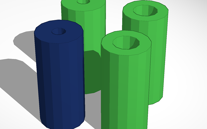 3D design Bend-D's 2 Strand 1/16" Wire Arm Bones 15mm - Tinkercad