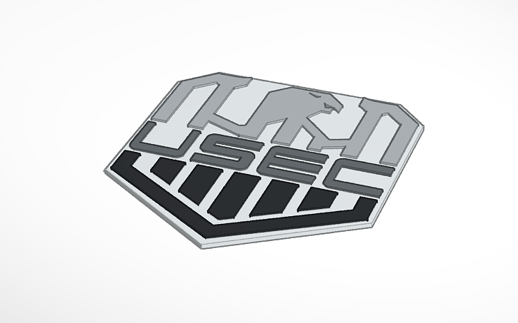 3D design Usec logo | Tinkercad