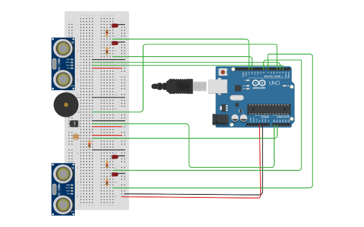 Circuit design Remote Control Car - Tinkercad