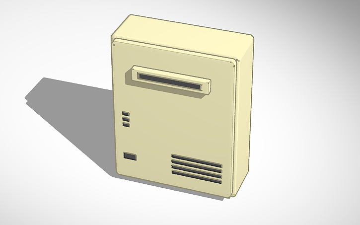 3D design ガス給湯器 - Tinkercad