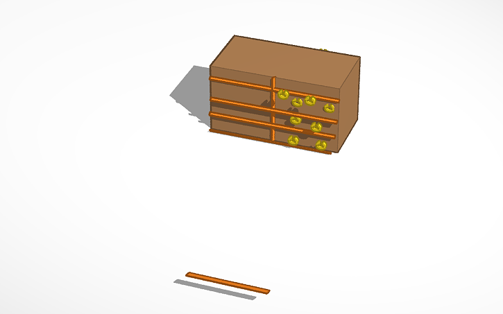 3D design The Messed Up Drawer ;0 | Tinkercad