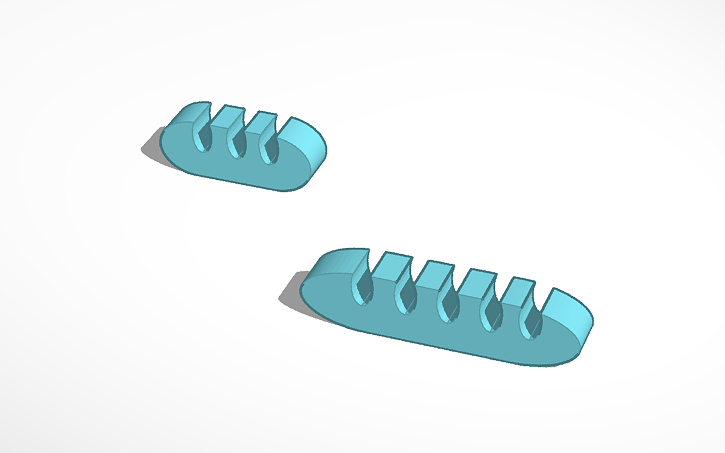 3D design Cable Management - Tinkercad