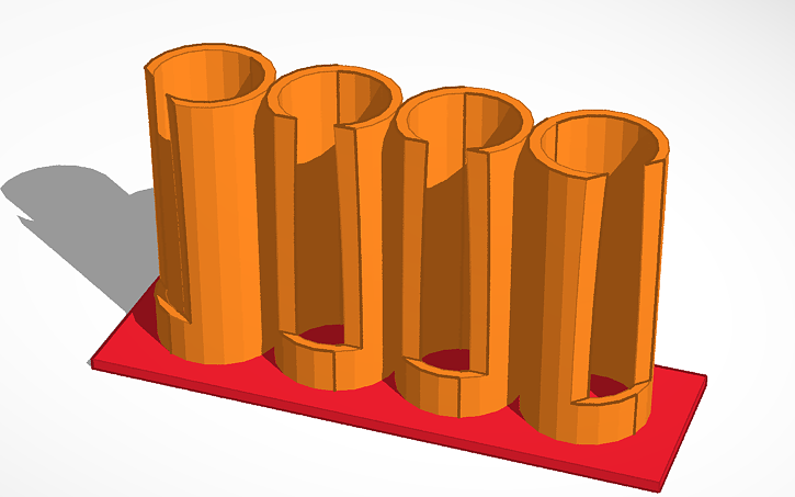 3D design Test Tubes Holder Seth M 2 | Tinkercad