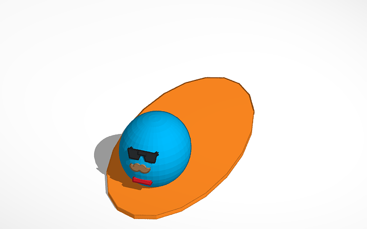 3D design dumb head - Tinkercad