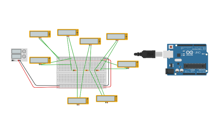 Circuit design Projeto Exercício 2 | Tinkercad
