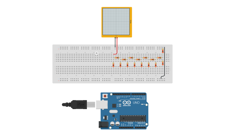 Circuit Design R2r Arduino Dac Tinkercad