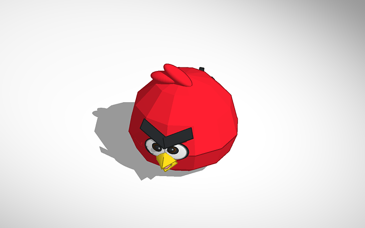 3D design Angry Birds - Tinkercad
