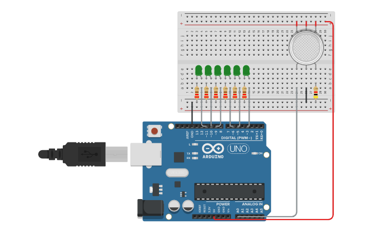 Circuit design TP4 - EJ1 | Tinkercad