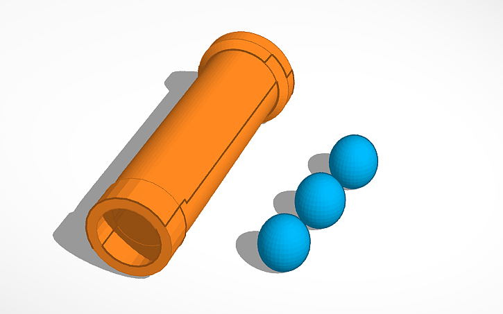3D design Ball Launcher - Tinkercad