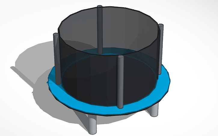 3D design Trampoline - Tinkercad