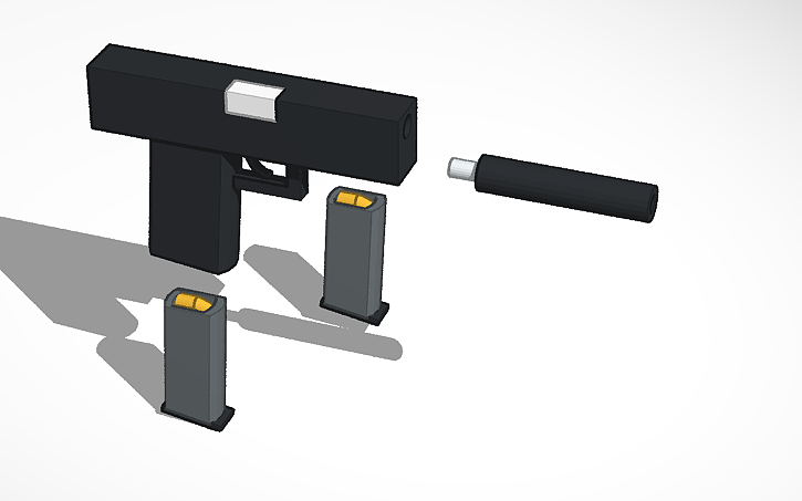 3d Design Silah Tinkercad 8683