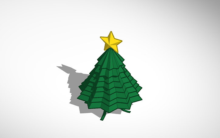 3D design Christmas Tree - Tinkercad