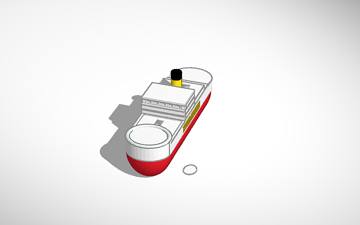 3D design 3D sinkable SHIP (3d printable) | Tinkercad