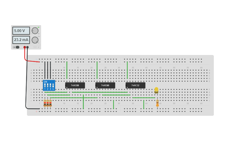 Circuit design practica 4 D - Tinkercad
