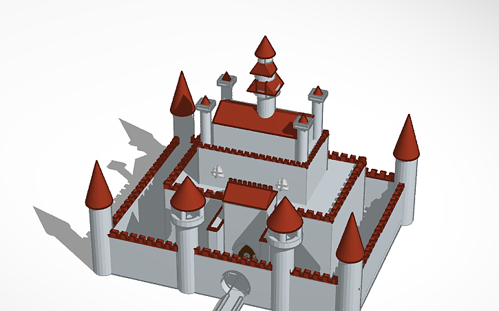 3D design Castle - Tinkercad