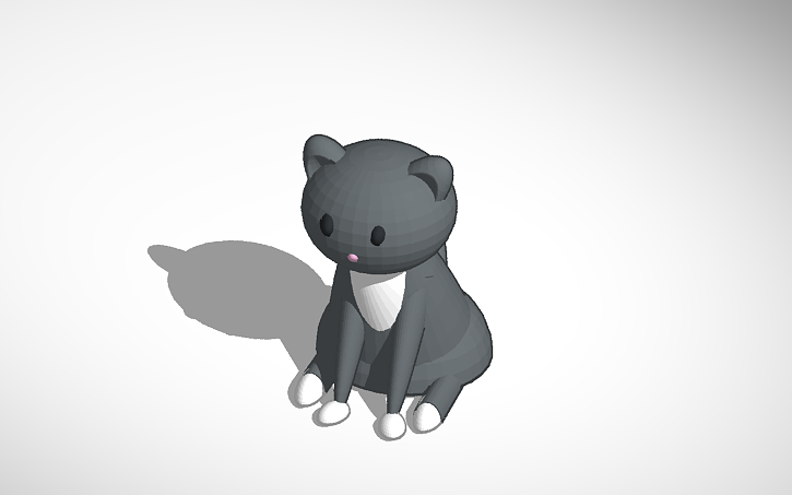 3D design Cat - Tinkercad