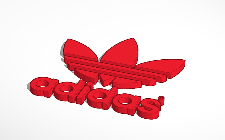3D design Adidas logo | Tinkercad