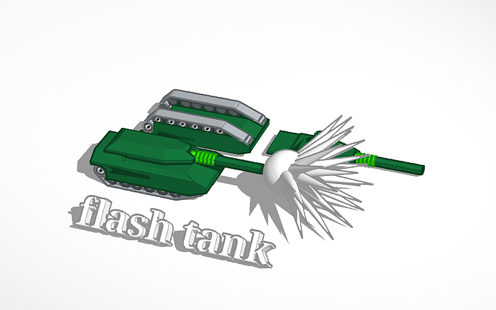 3D design flash tank MK 1 | Tinkercad