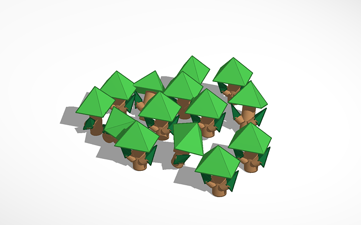 3D design Forest - Tinkercad