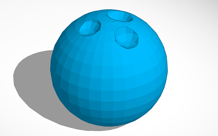 3D design bowling ball | Tinkercad