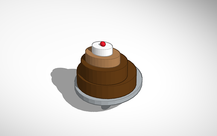 3D design cake! - Tinkercad