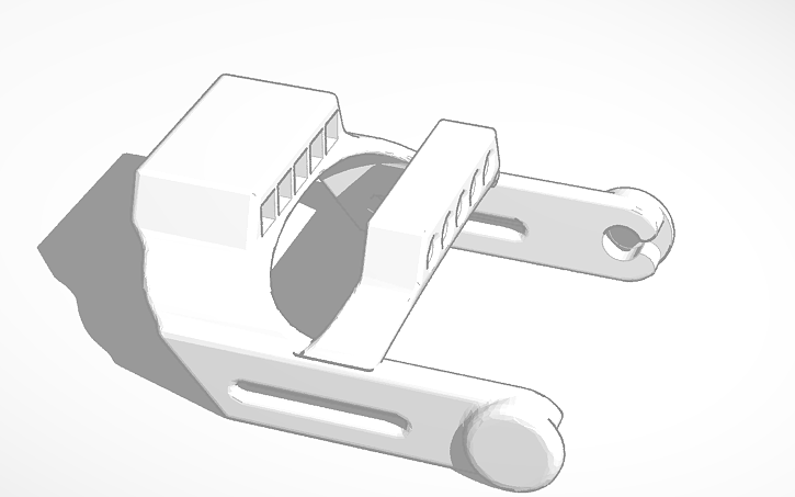 3D design Gauntlet bridge addon - Original by Steve Wood - Tinkercad 3D design Gauntlet bridge addon - Original by Steve Wood - Tinkercad