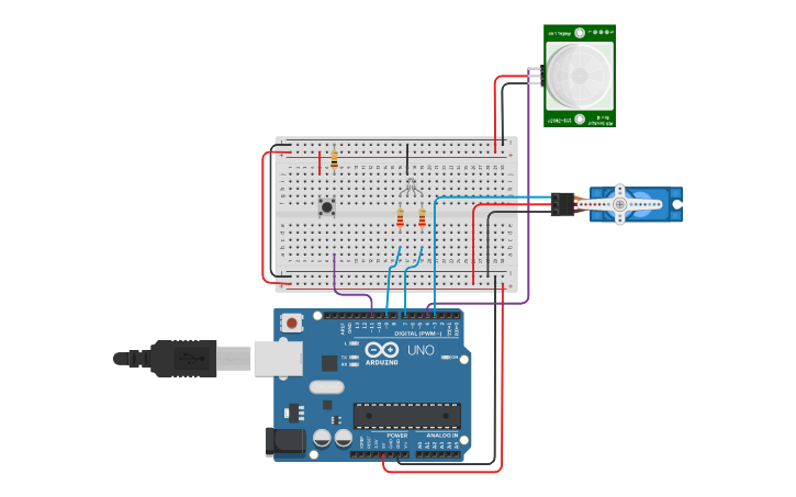 Circuit design PREGUNTA 2 - Tinkercad