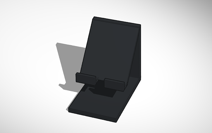 3D design Mobile Phone Stand - Tinkercad