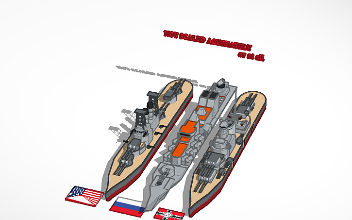 3D design the trio of boats | Tinkercad