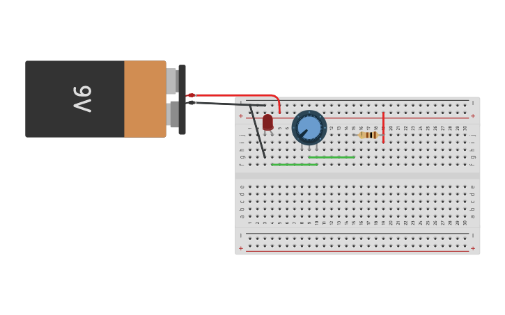 Circuit Design Variable Resistor Tinkercad