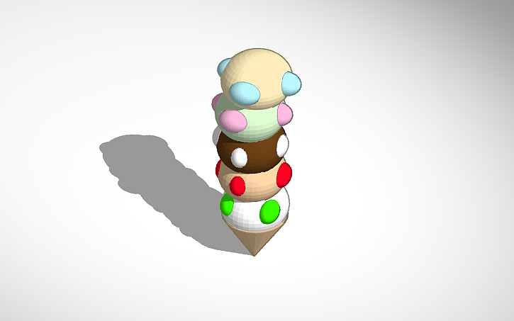 3D design Ice cream | Tinkercad