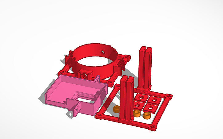 3D design GOPRO 7 telescope mount 4.0 | Tinkercad