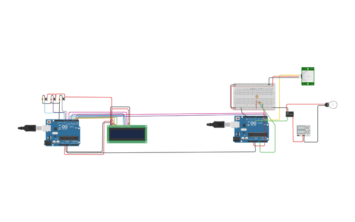 Circuit design IoT systems project - Tinkercad