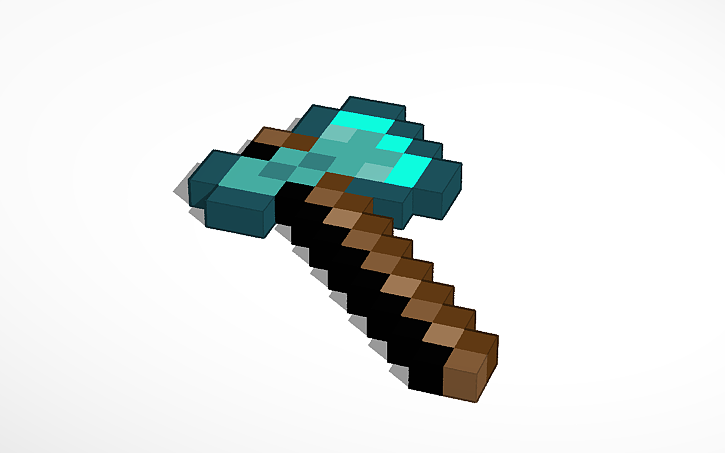 3D design diamond axe | Tinkercad