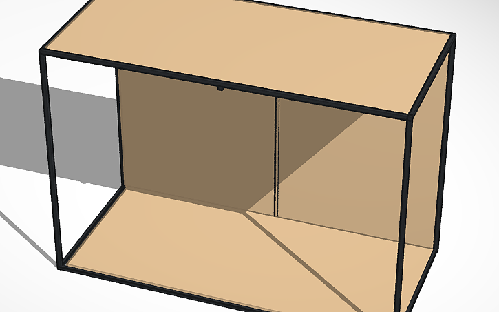3D design Display Cabinet - Tinkercad