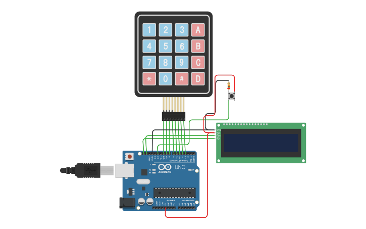 Circuit design 数字早押しゲーム | Tinkercad