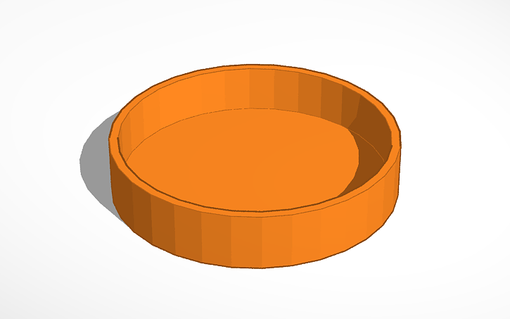 3D design round base | Tinkercad