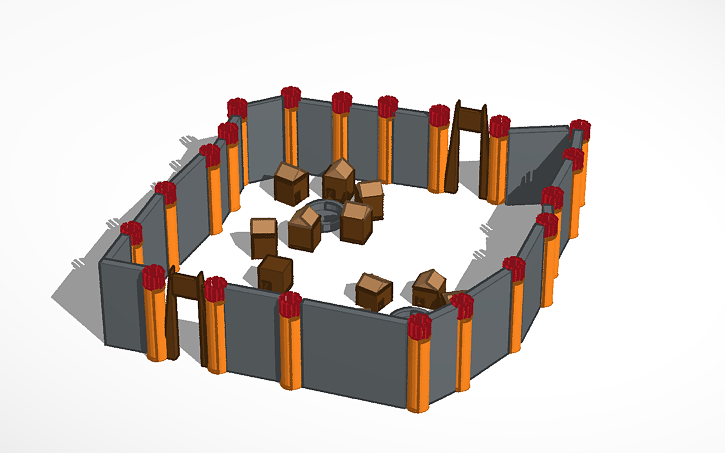3D design Fort mughal | Tinkercad