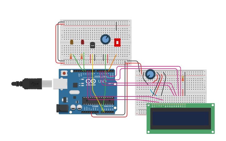 Circuit design Ejercicio 2 - Clase 1 - Nivel 3 - Tinkercad