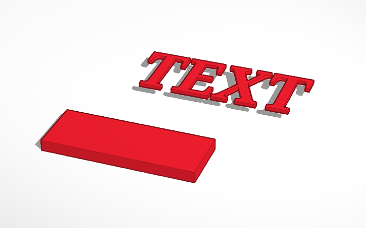 3D design Simple 30mm Rectangular Keychain - Tinkercad