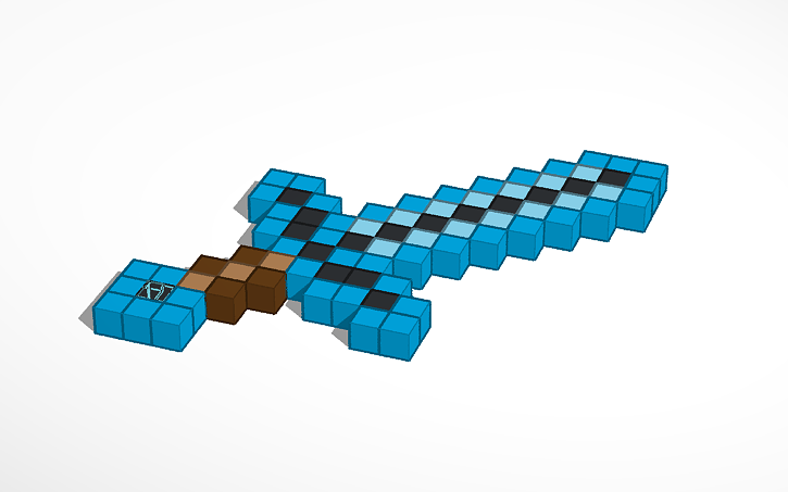 3D design Copy of Diamond Sword | Tinkercad