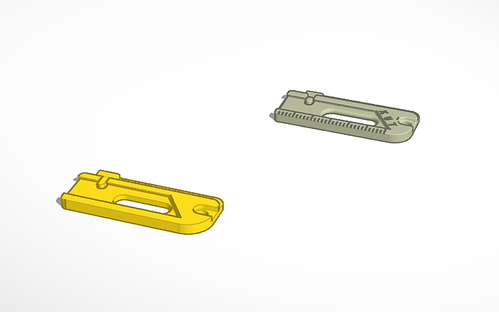 3D design Utility Blade - Tinkercad