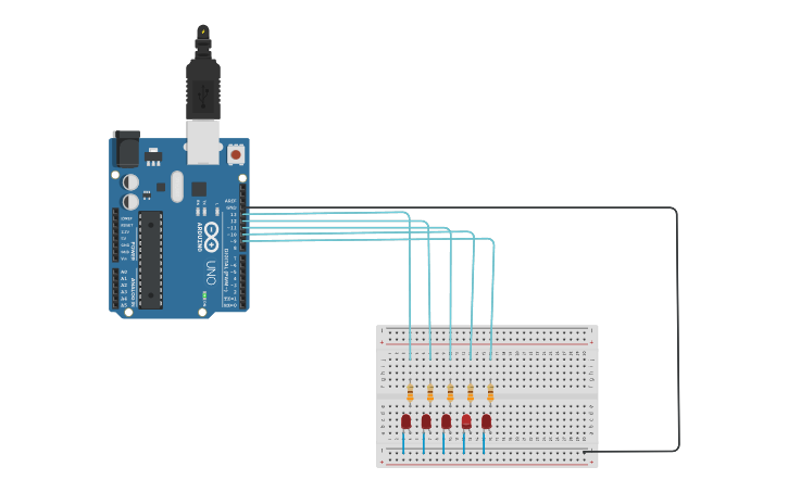 Circuit design DESAFIO 1 - Tinkercad
