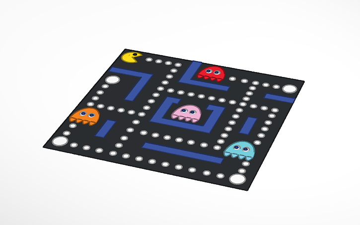 3D design PAC-MAN | Tinkercad