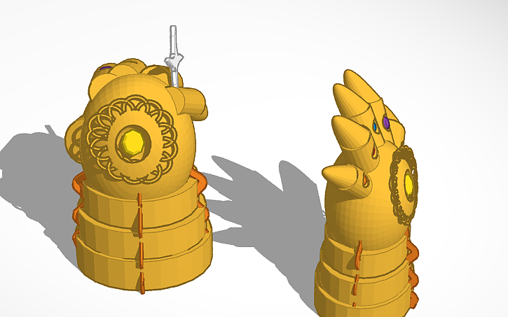3D design Infinity Gauntlets | Tinkercad